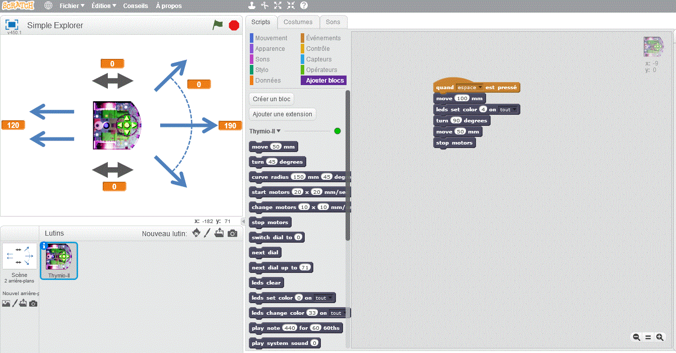 Programmer avec des robots : Quelques exemples