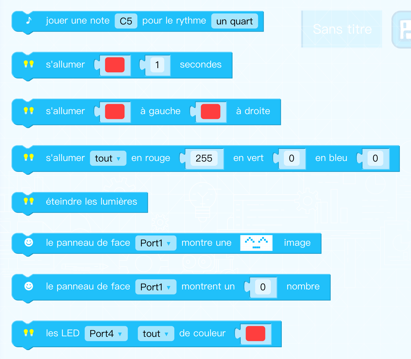 Pilotage ou programmation avec une tablette avec une tablette
