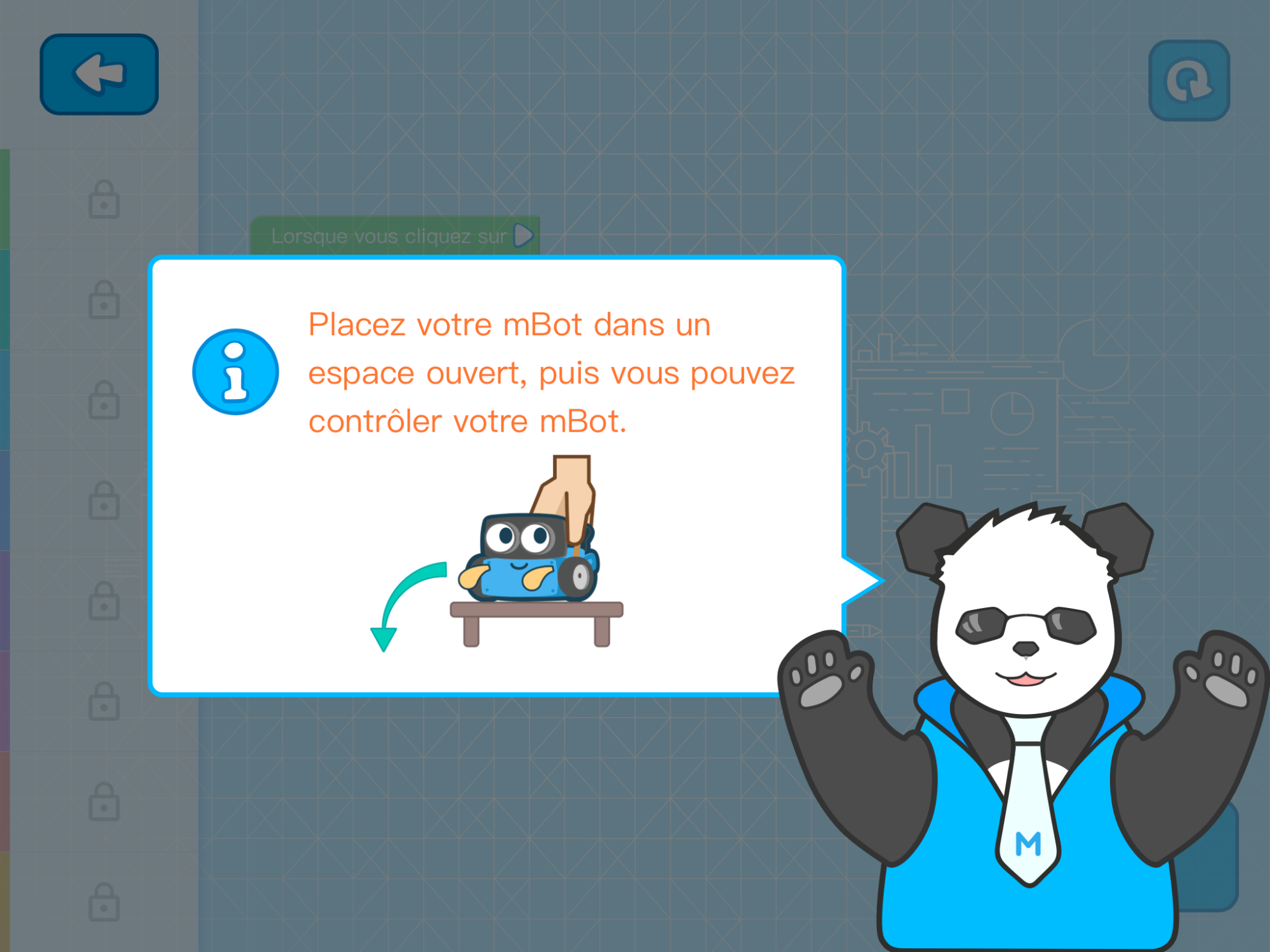 Pilotage ou programmation avec une tablette avec une tablette