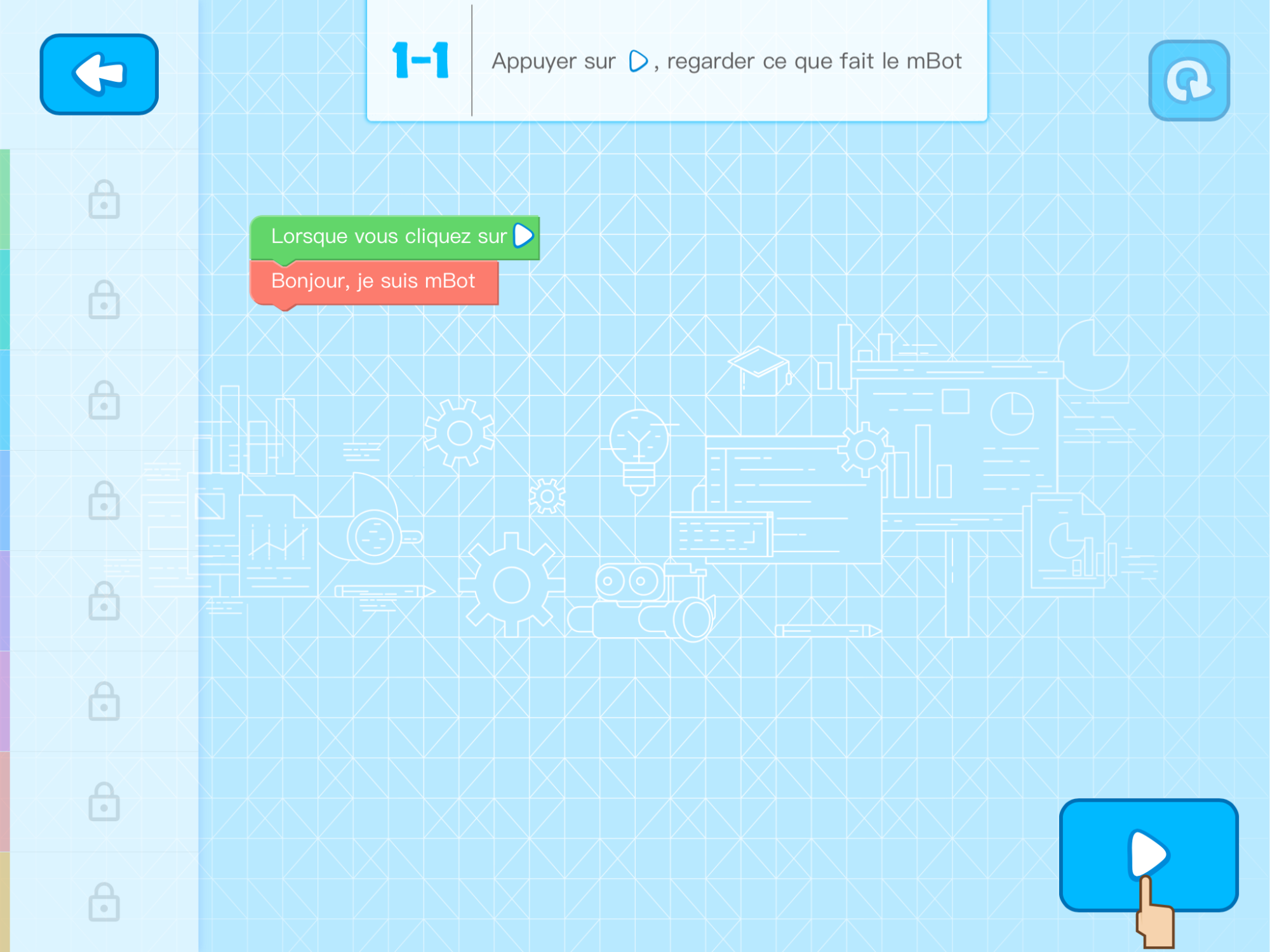 Pilotage ou programmation avec une tablette avec une tablette