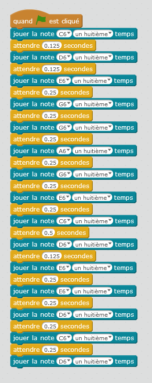 Exercices de programmation